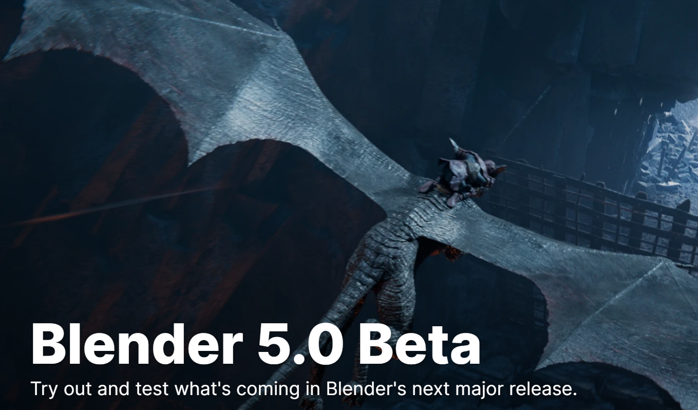Blender 5.0 Beta has been released – Blog - Origin CG - Blender ...