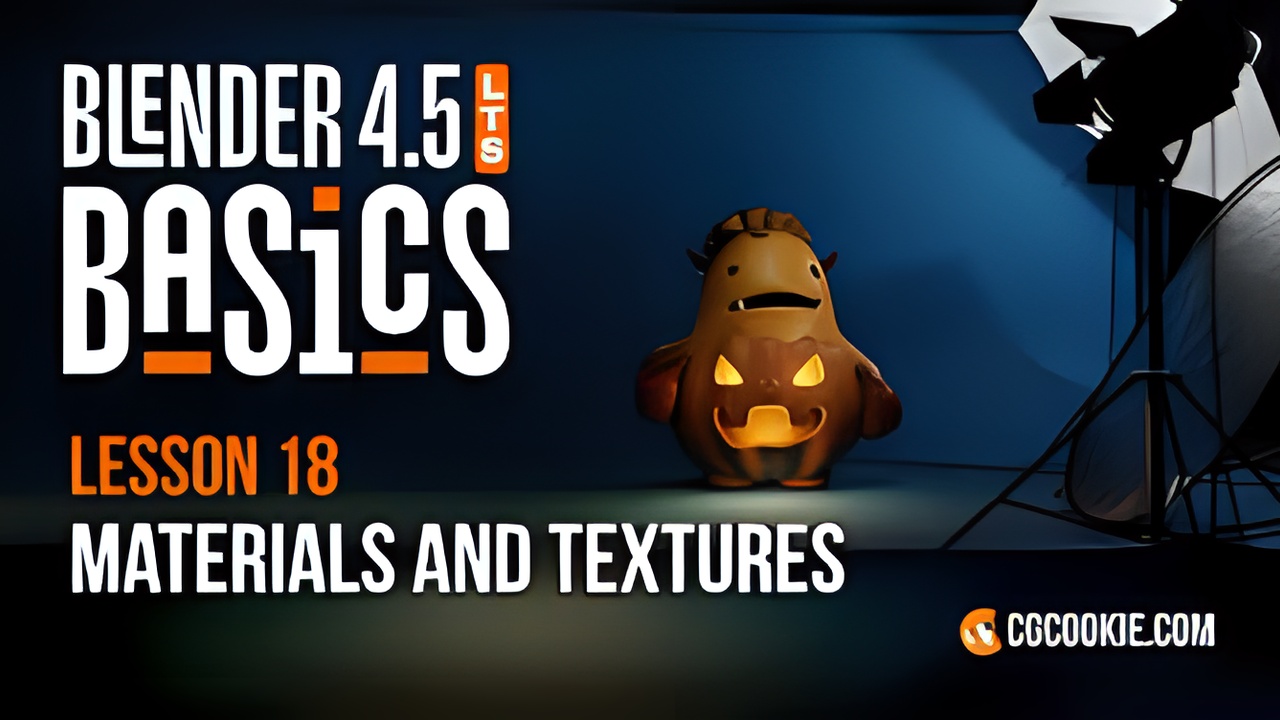 Materials and Textures in Blender - BLENDER 4.5 BASICS - Origin CG ...