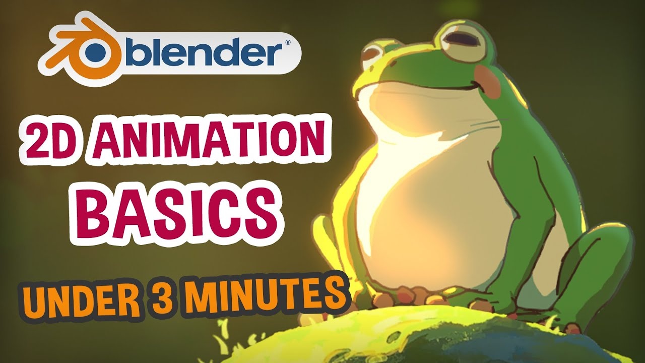 Blender 2D Animation Basics for Beginners - Grease pencil guide - Origin CG - Blender Tutorials ...